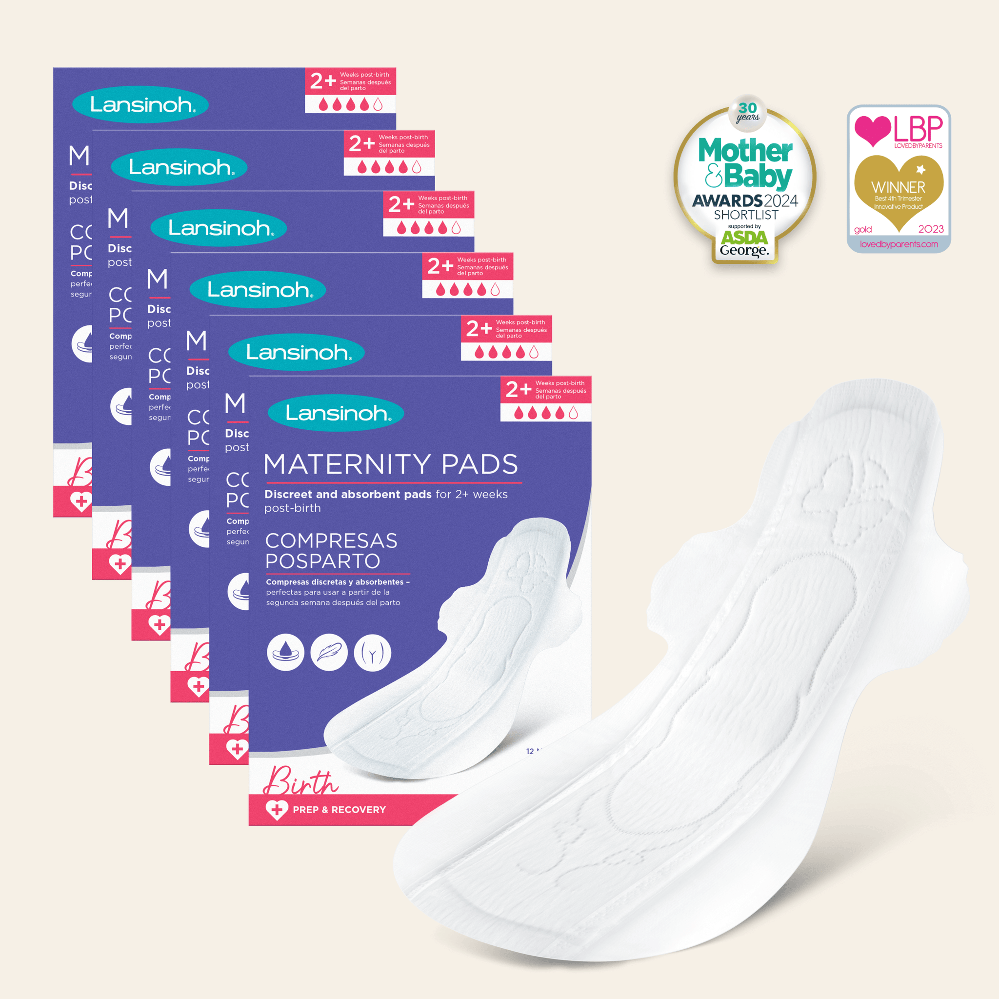 Discreet & Absorbent Maternity Pads: 2+ weeks post-birth – Lansinoh UK